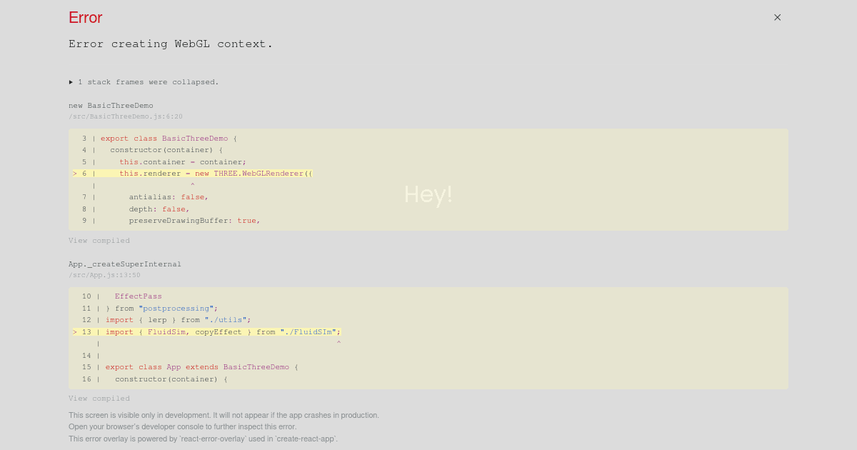 ThreeJS Basic Fluid simulation - Sound Random every position - Codesandbox