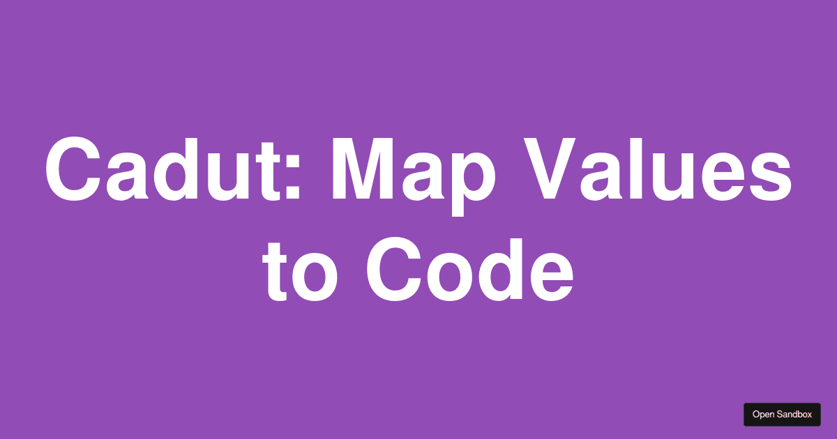 cadut-map-arguments - Codesandbox