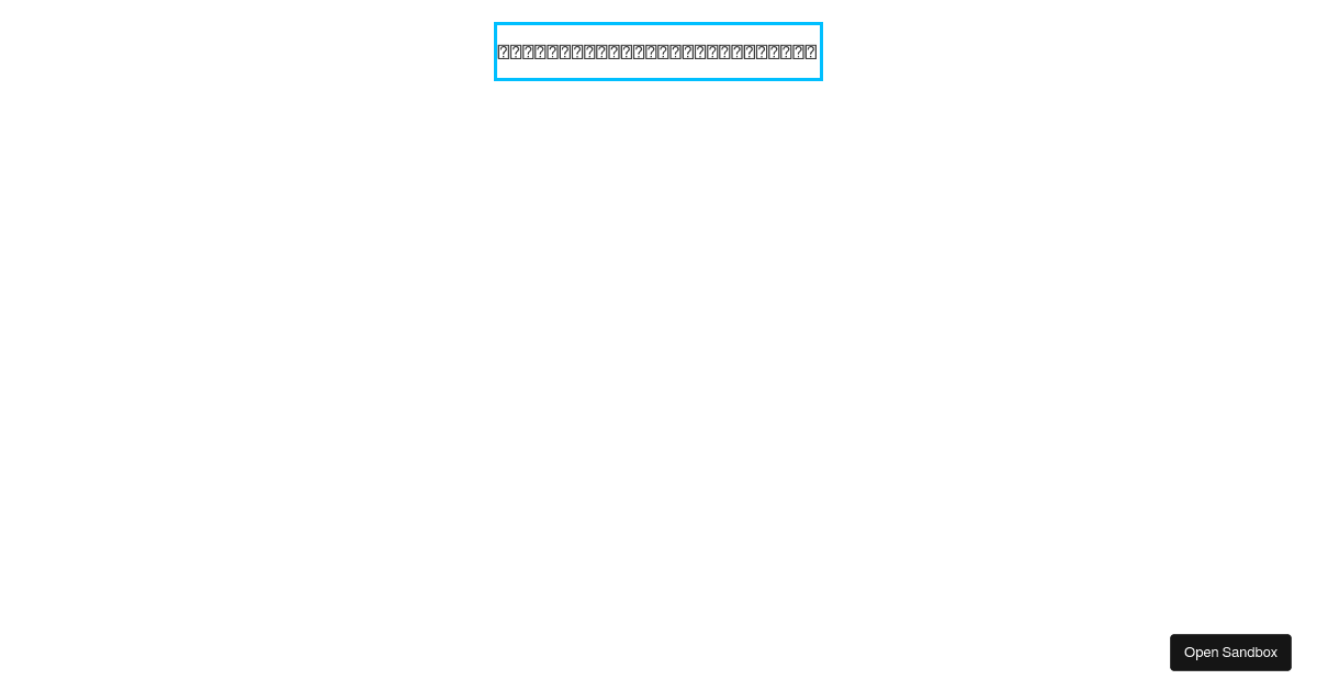 Example Codesandbox
