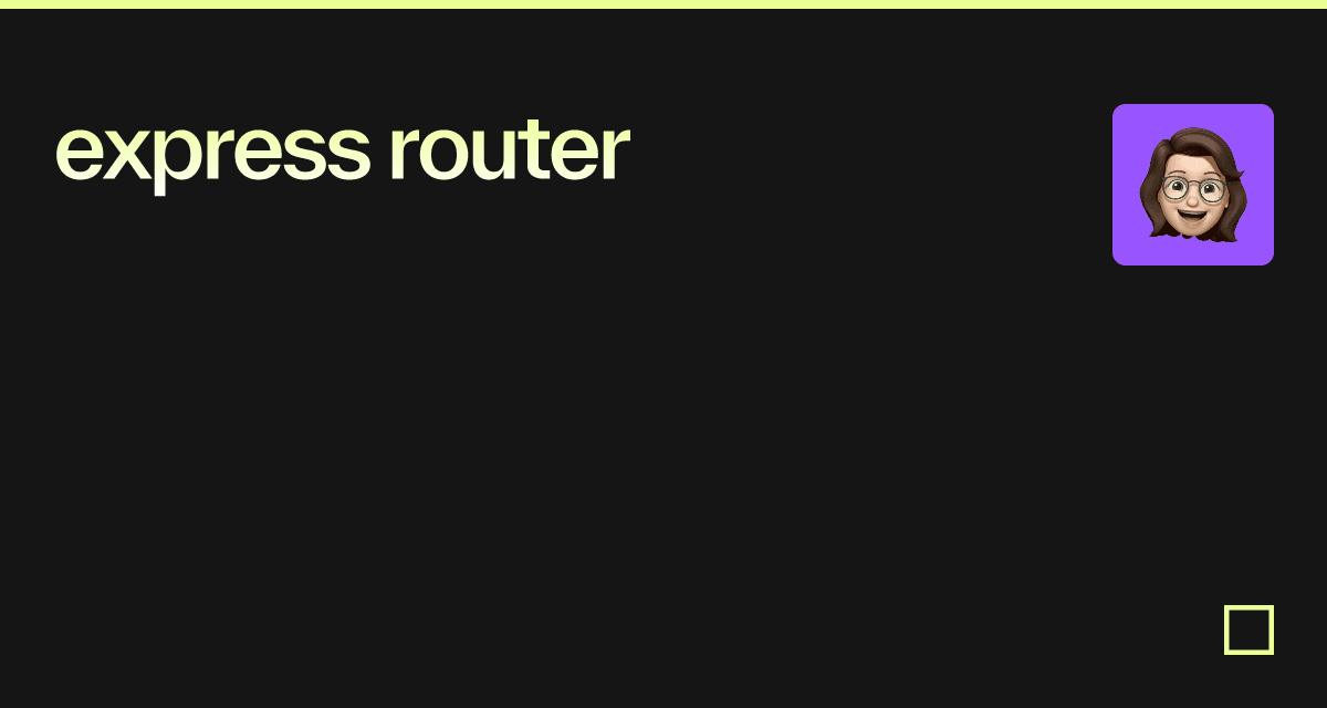 express router - Codesandbox