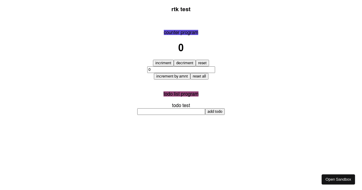 rtk(crud) - Codesandbox