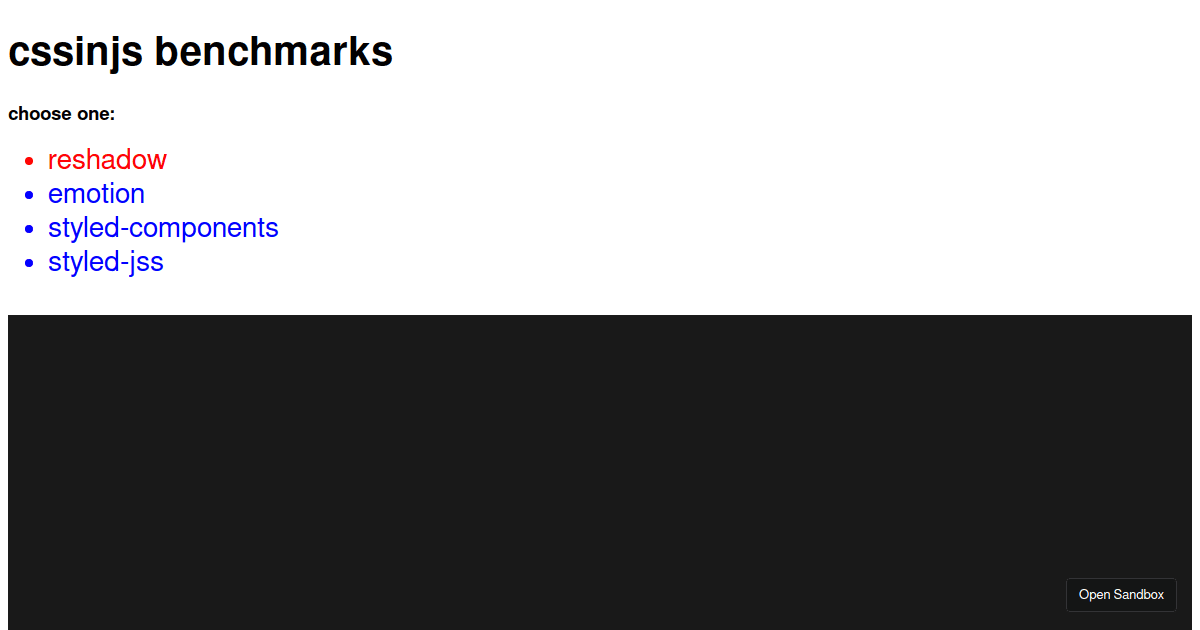 reshadow-benchmarks - Codesandbox