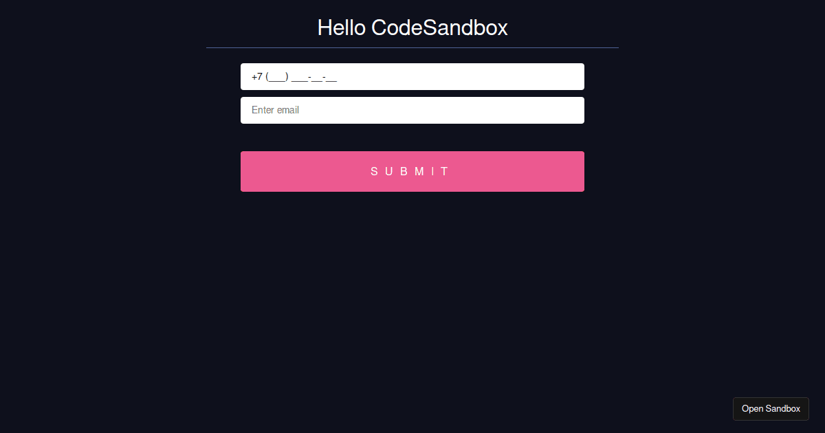 youthful-bas-xroqs - Codesandbox