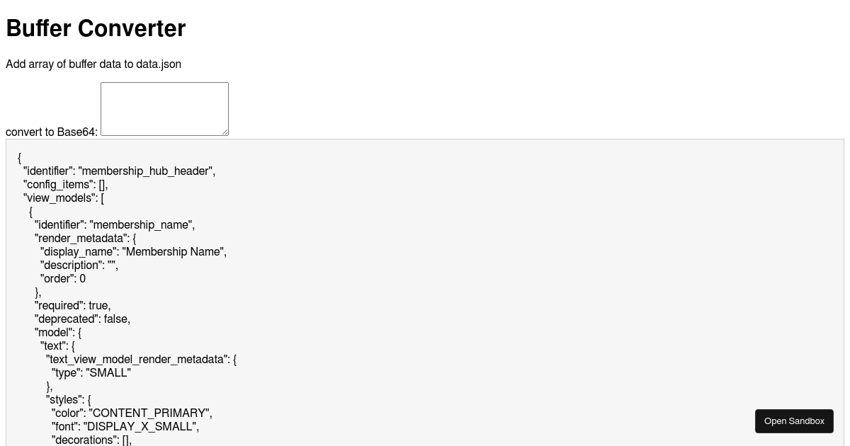 buffer-converter - Codesandbox
