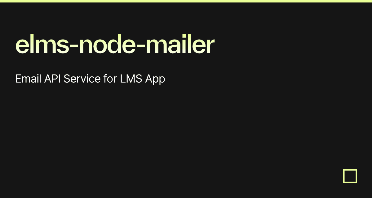 elms-node-mailer - Codesandbox