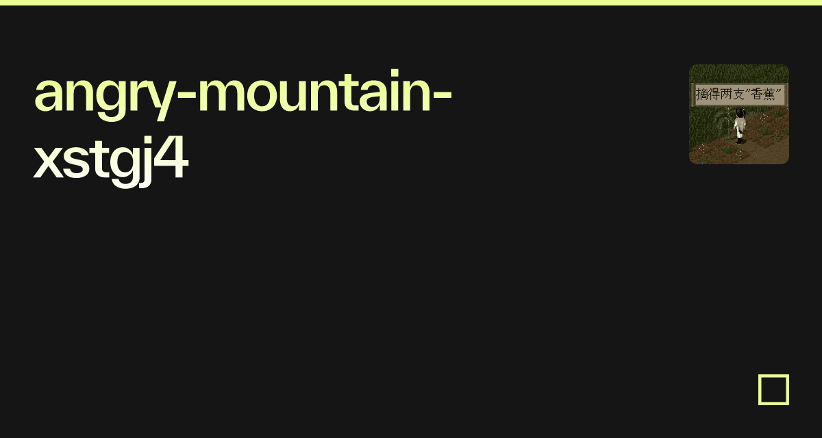 angry-mountain-xstgj4 - Codesandbox