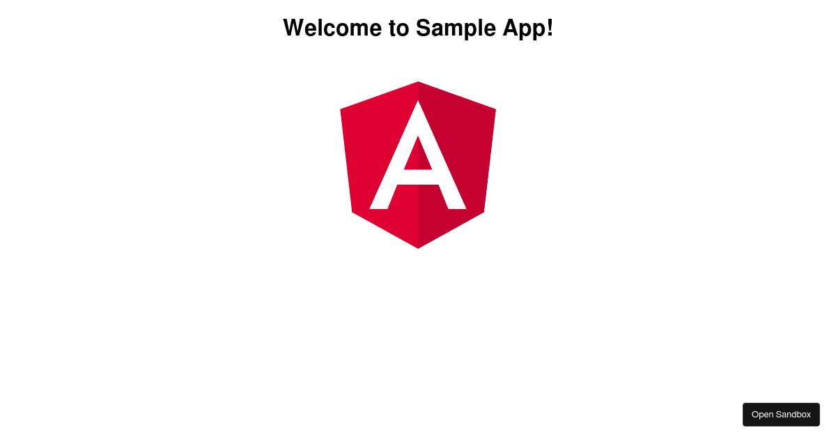 angular - Codesandbox