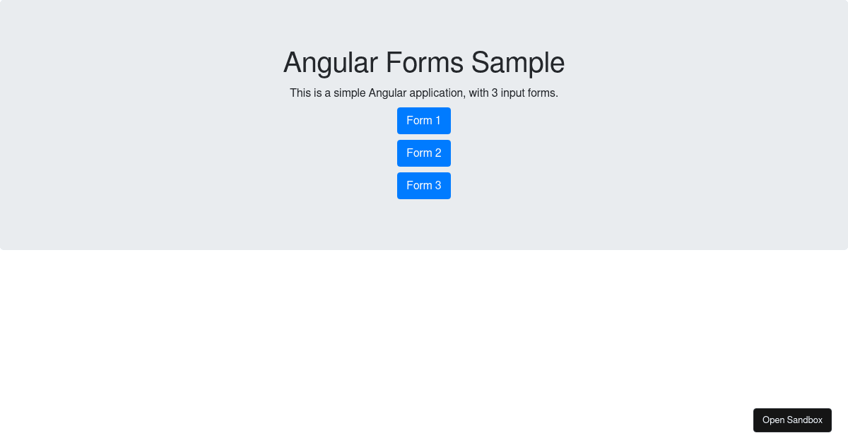 angular - Codesandbox