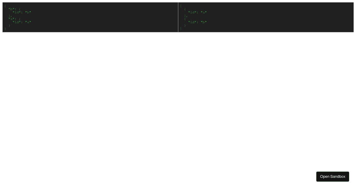 Object Array Sort Codesandbox