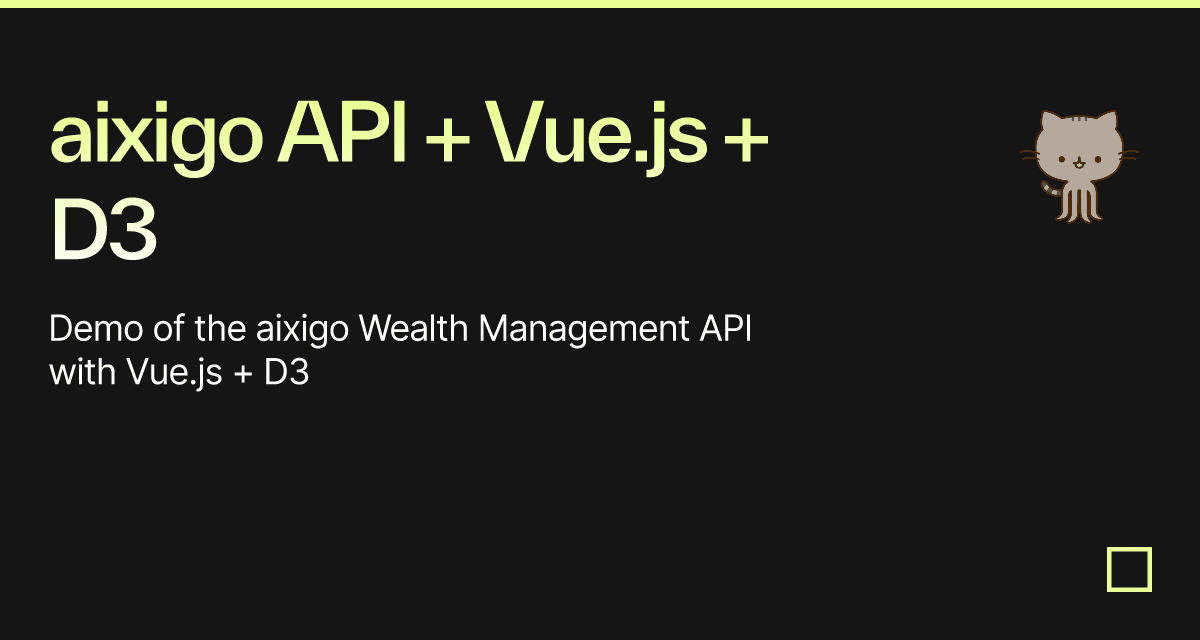 aixigo API + Vue.js + D3 - Codesandbox