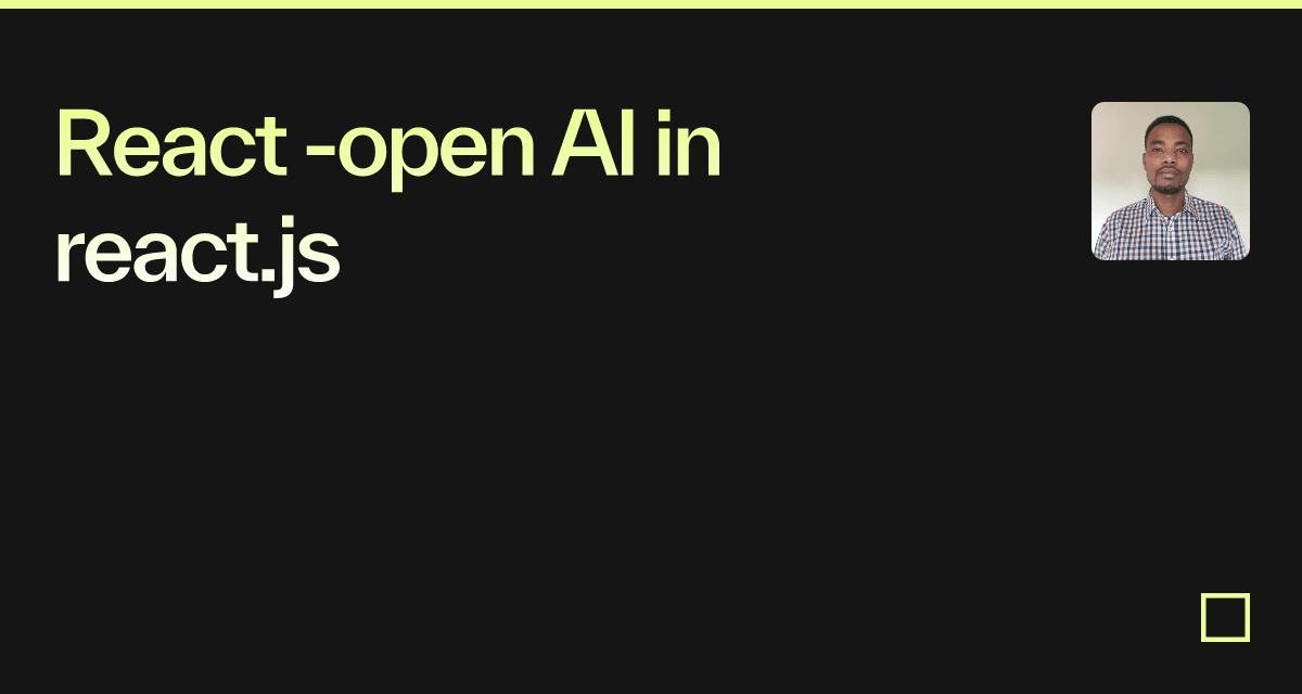 React -open AI in react.js - Codesandbox