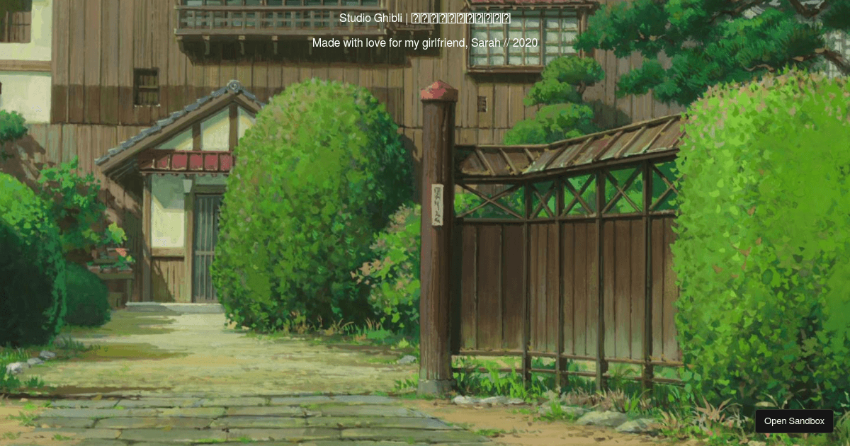 Ghibli API Project - Codesandbox