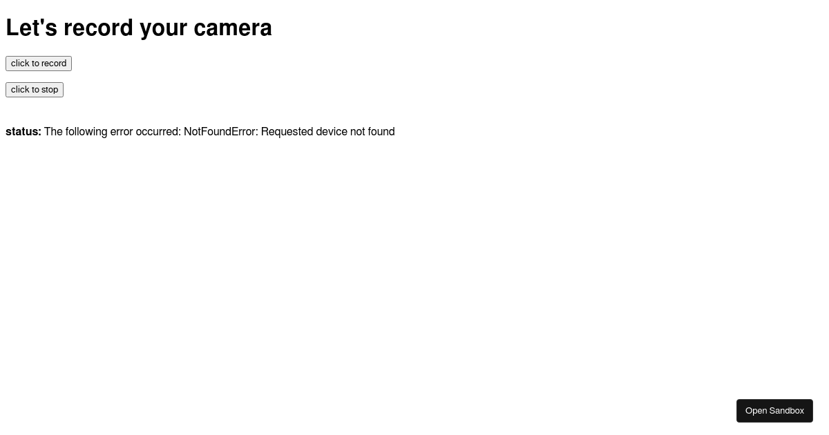 upchunk-example-media-recorder - Codesandbox