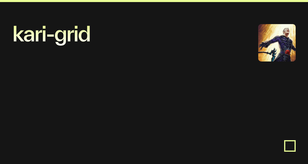 kari-grid - Codesandbox