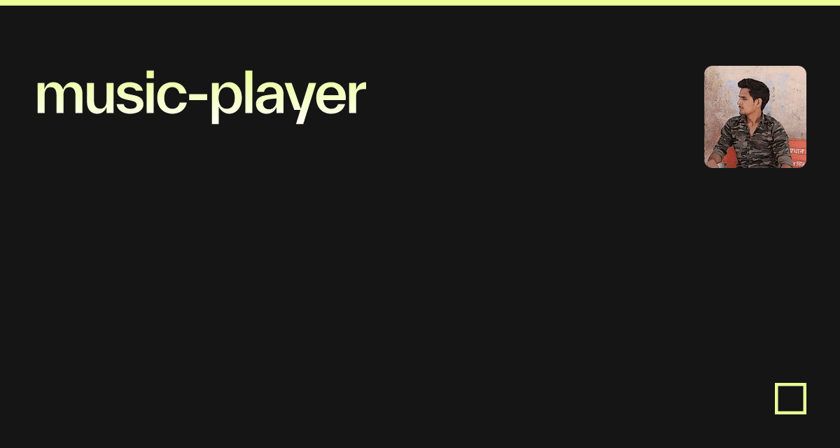 music-player - Codesandbox