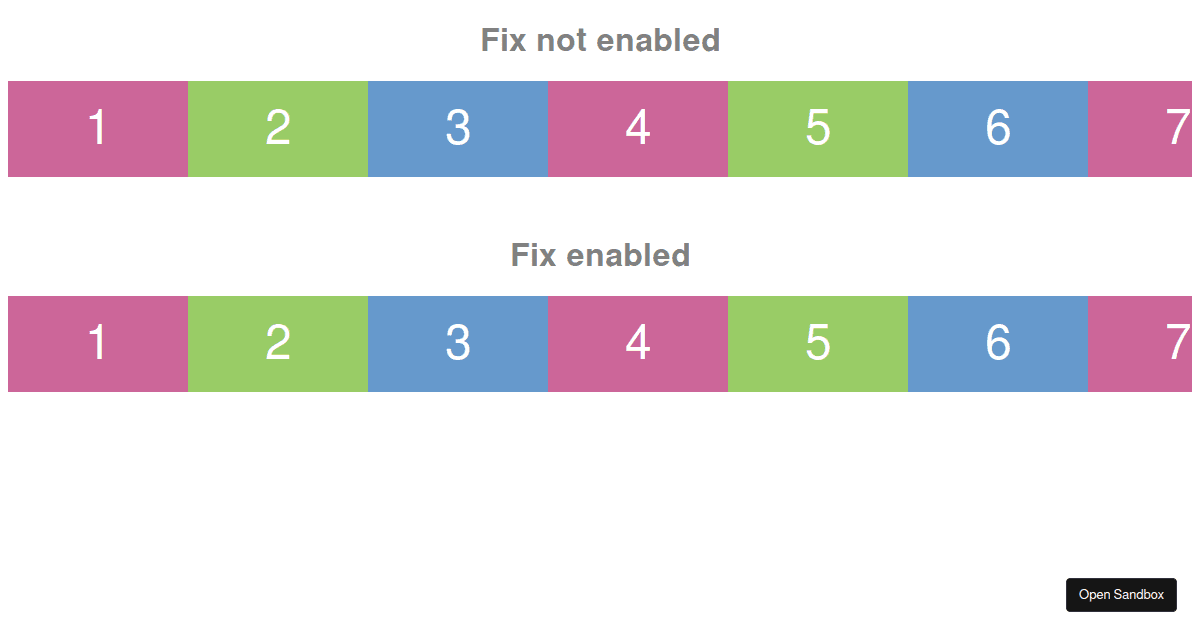 sai's horizontal scroll (forked) - Codesandbox