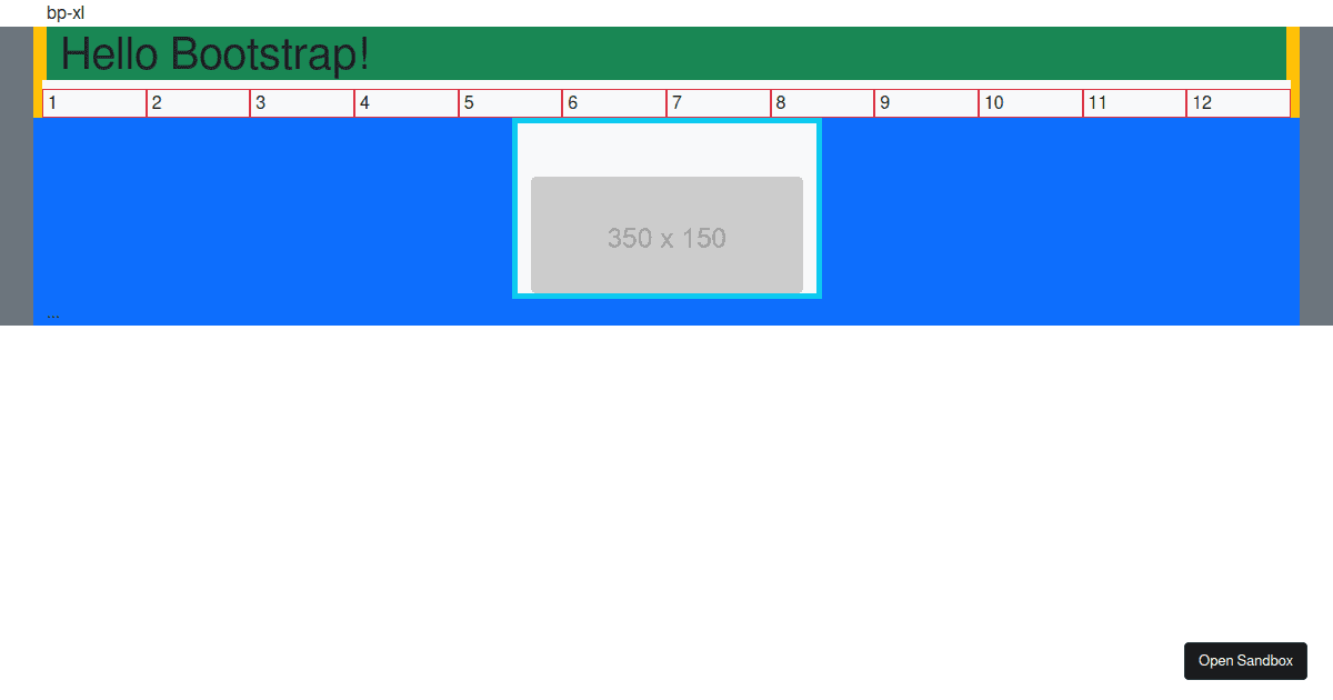 Bootstrap 5 - Codesandbox