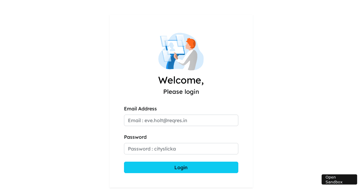 Reactjs Codesandbox