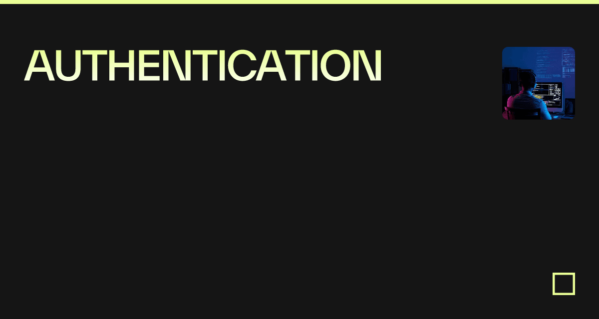 AUTHENTICATION - Codesandbox