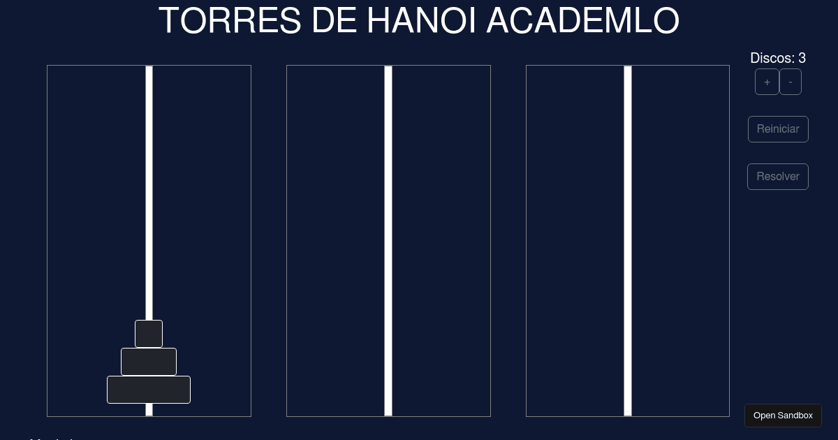 proyecto-juego-torres-de-hanoi - Codesandbox