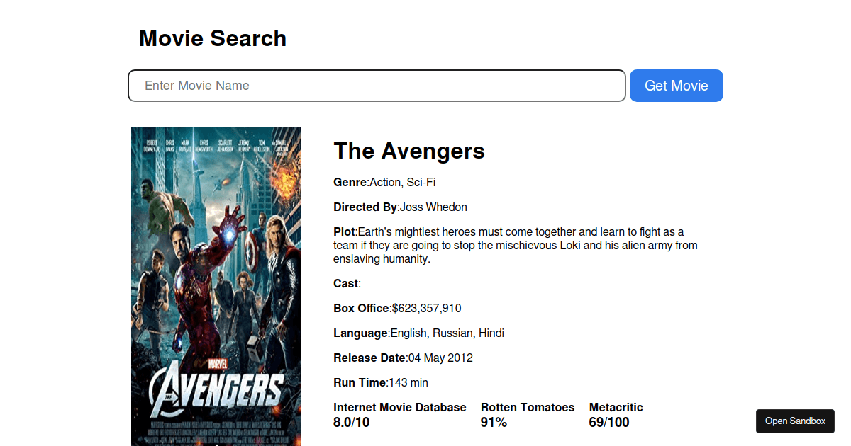 movie-search - Codesandbox