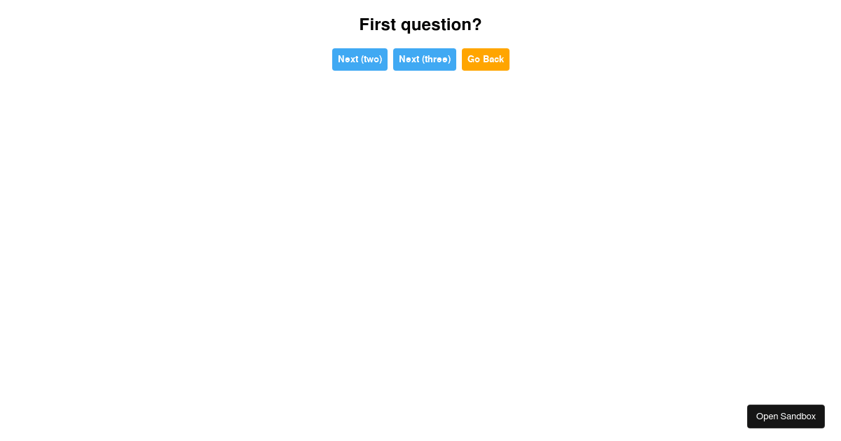 Xstate React Back Example Codesandbox