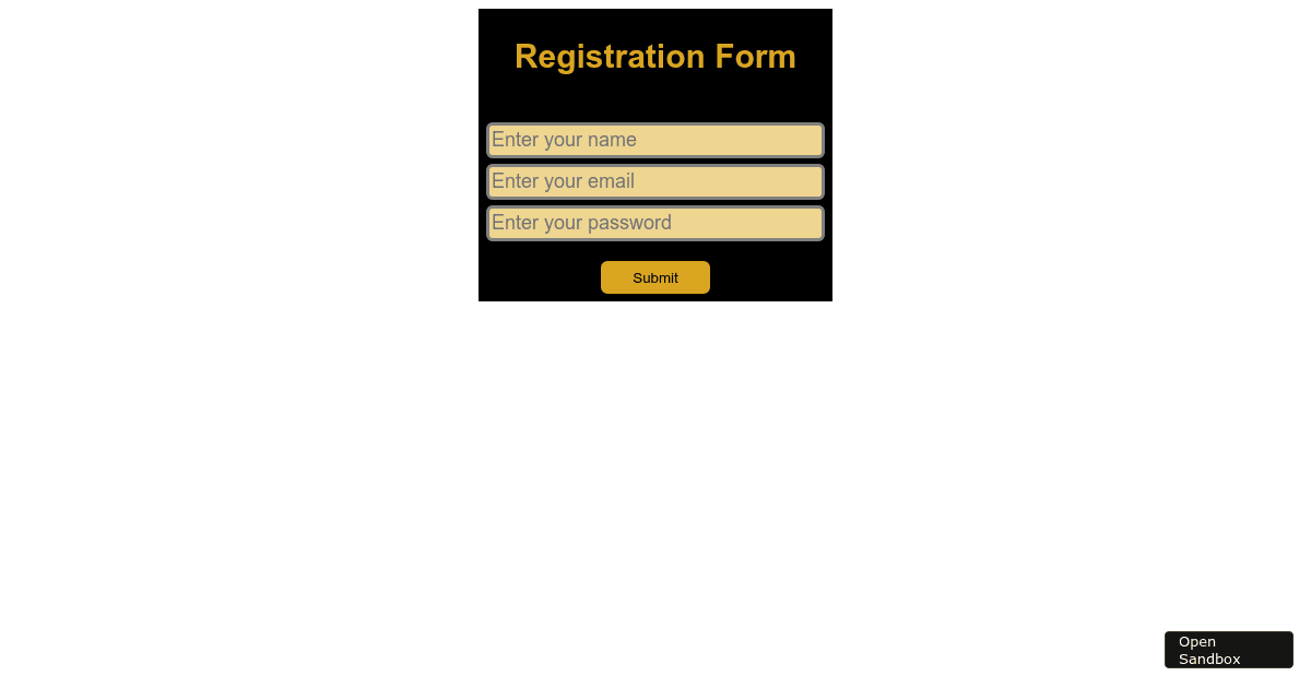 registration-form - Codesandbox