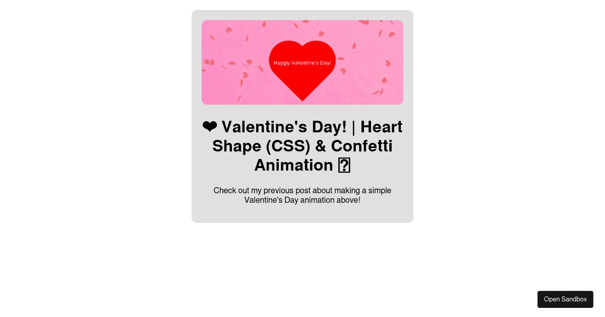 DEV Post Ads - Codesandbox