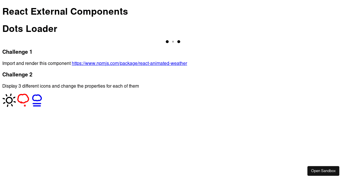 React External Components (forked) - Codesandbox
