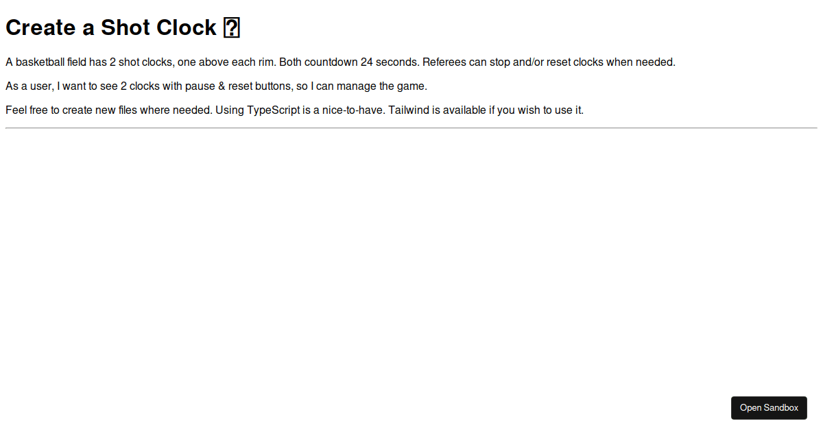 shot-clock - Codesandbox