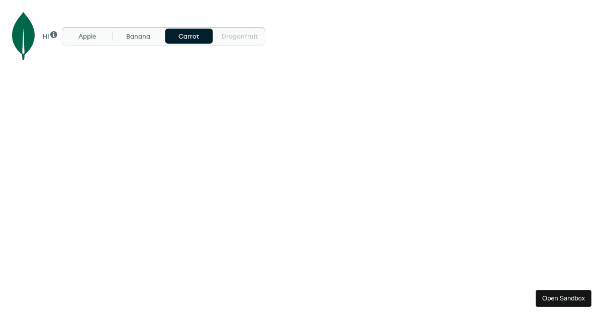 segmented control label tooltip - Codesandbox