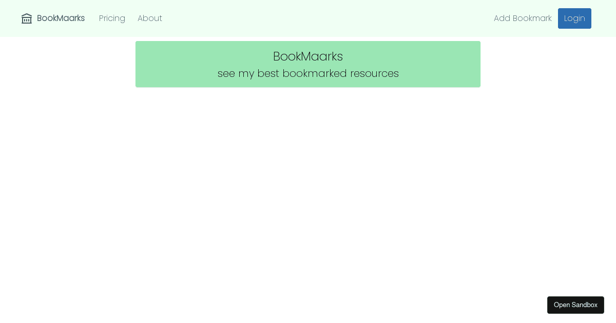 React Codesandbox 7603