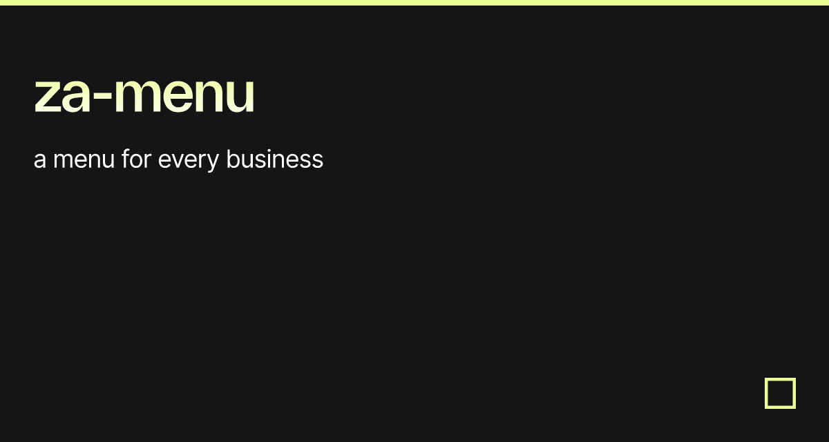 za-menu - Codesandbox