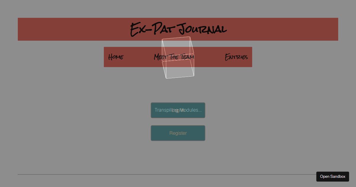 expat-journal - Codesandbox