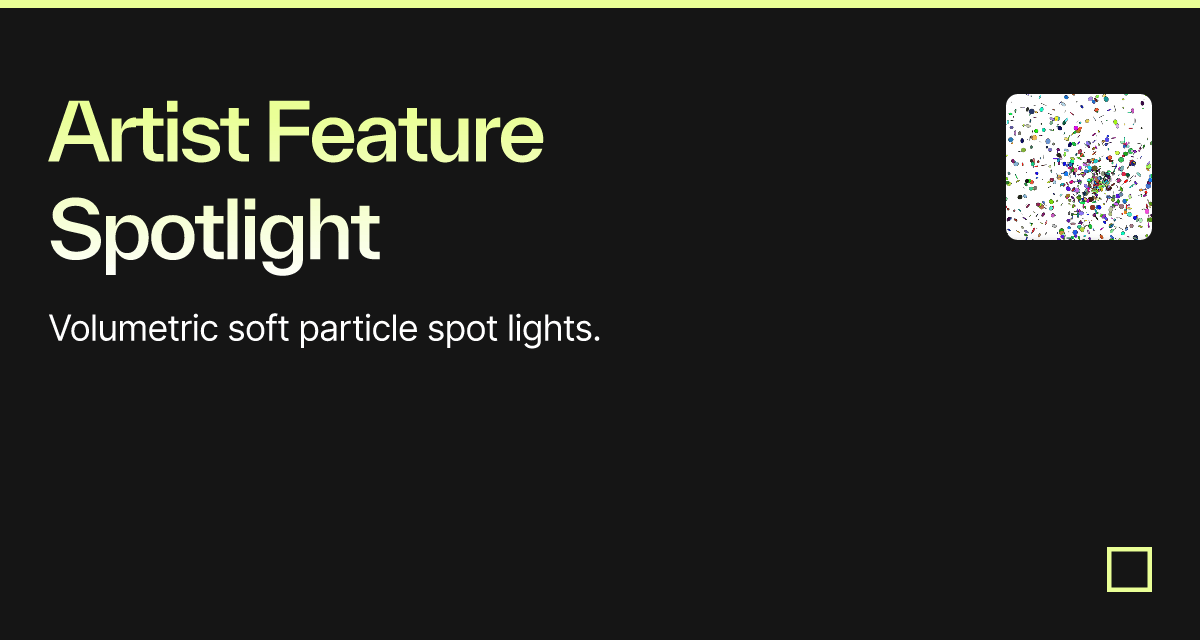 Artist Feature Spotlight - Codesandbox