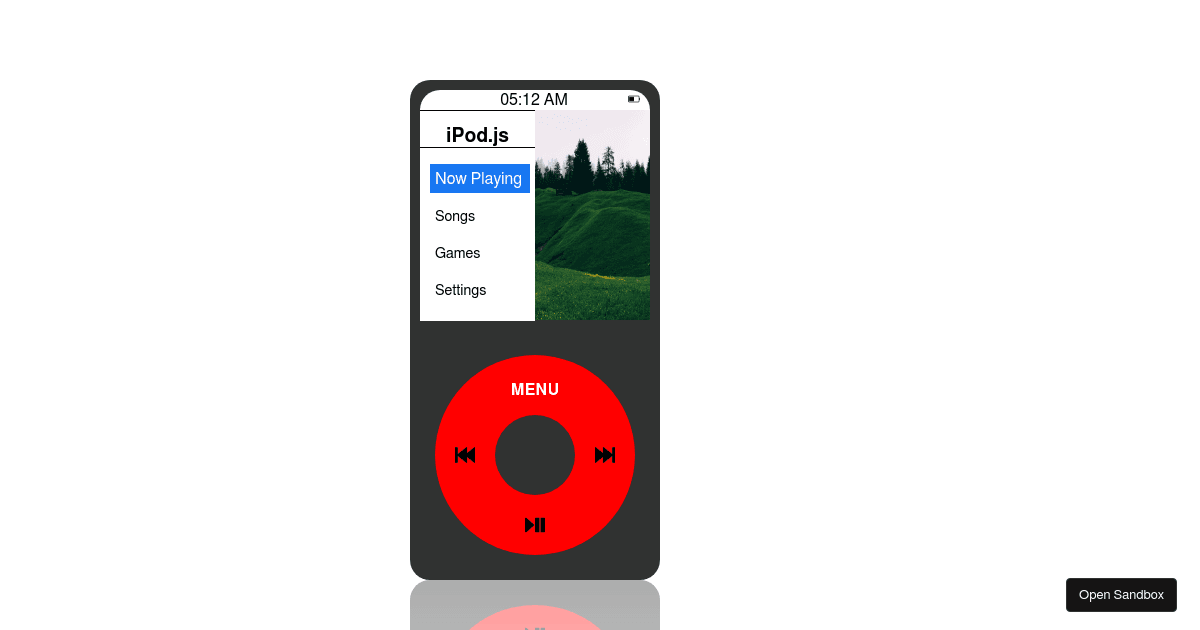 ipod - Codesandbox