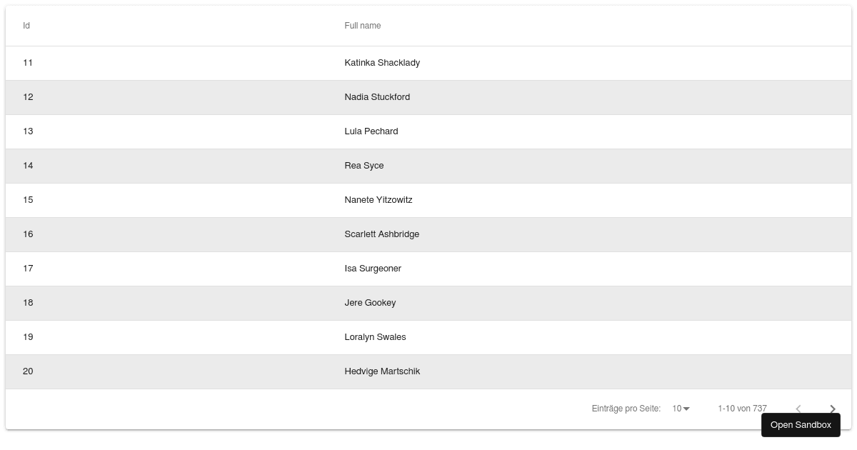 react-datagrid-mui sortable - Codesandbox