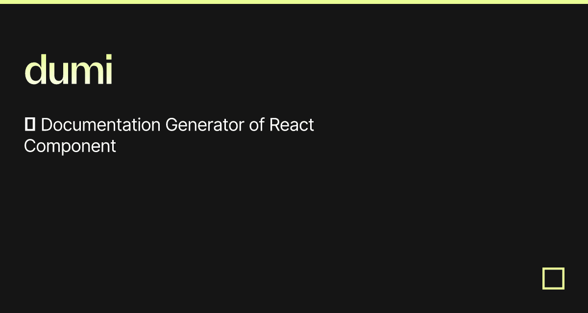 dumi - Codesandbox