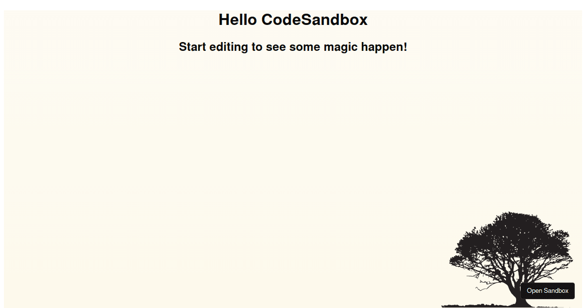 rabbit animation - Codesandbox