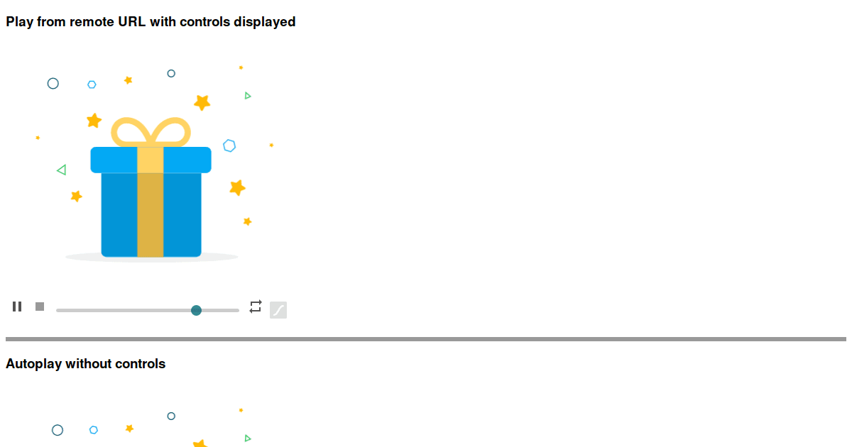 LottieFiles Player Web Component Demo - Codesandbox