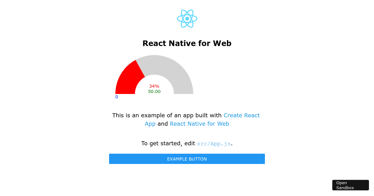 React Native Forked Codesandbox