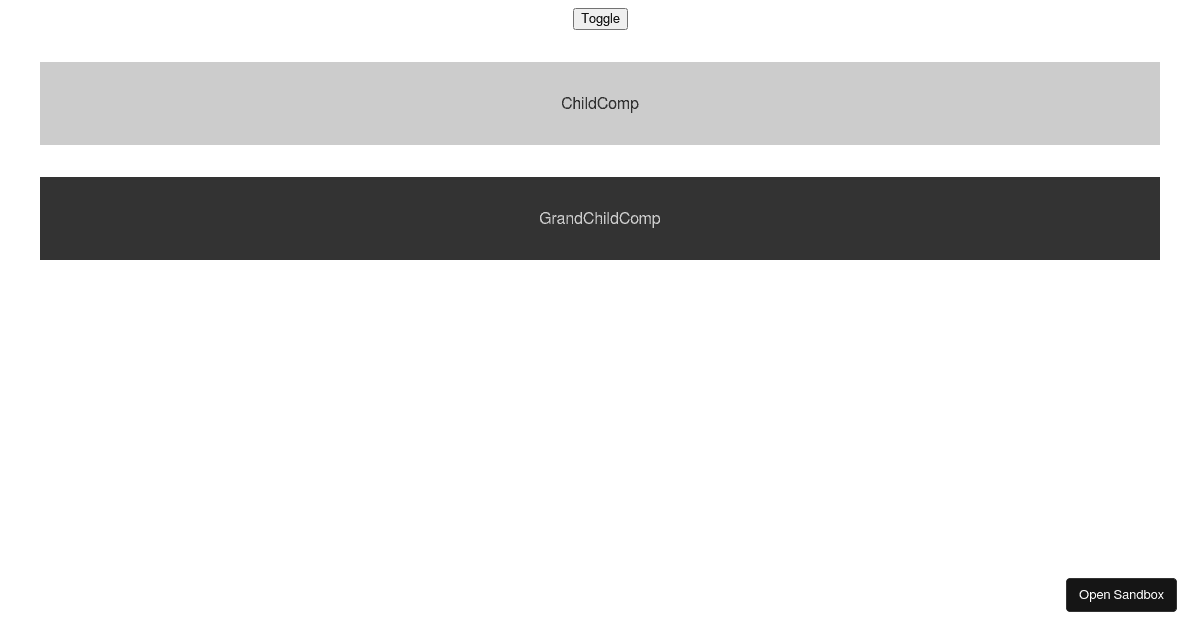 usecontextexample - Codesandbox