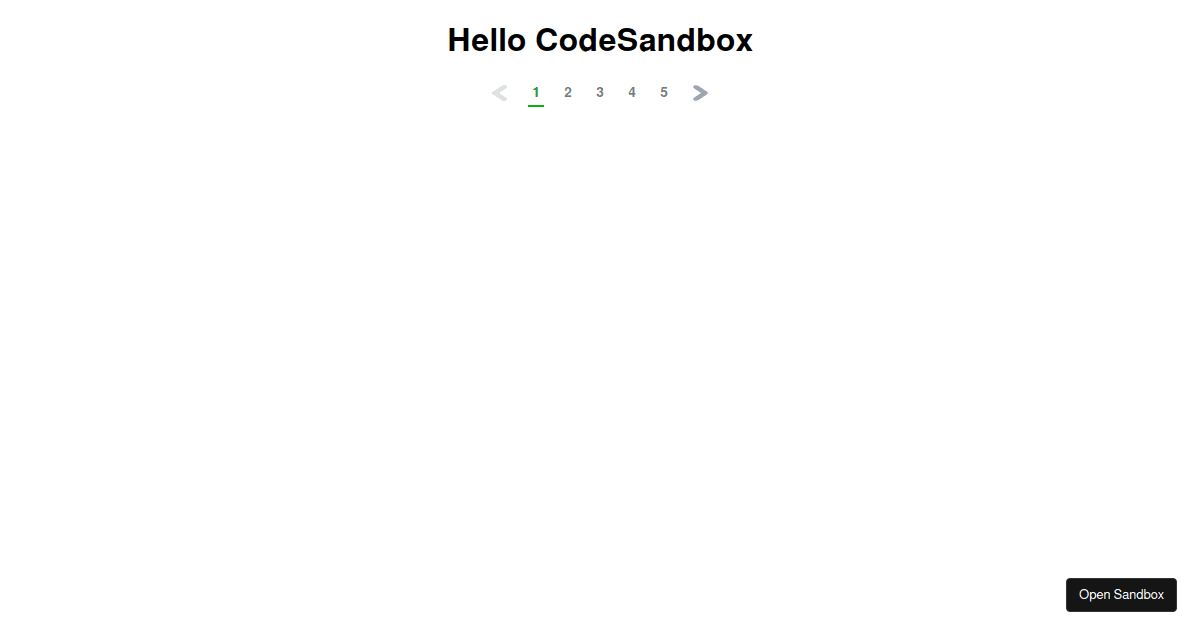 simple-pagination - Codesandbox