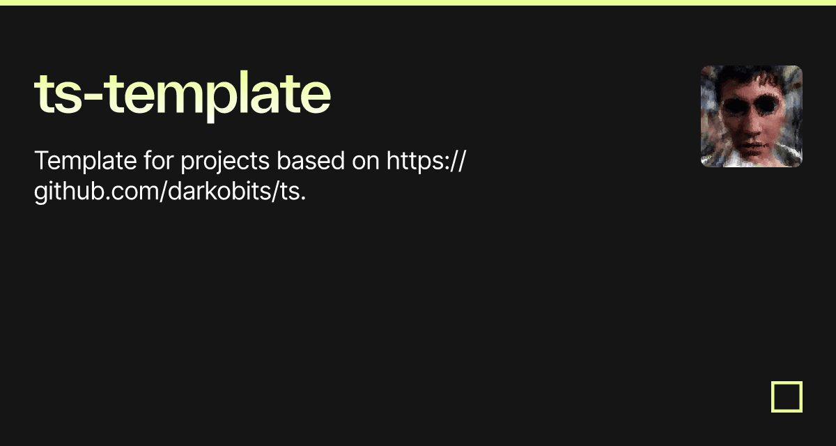 ts-template - Codesandbox