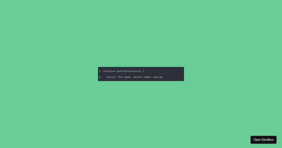 React Code Auto Typing Demo (forked) - Codesandbox React Code Auto Typing Demo (forked) - Codesandbox