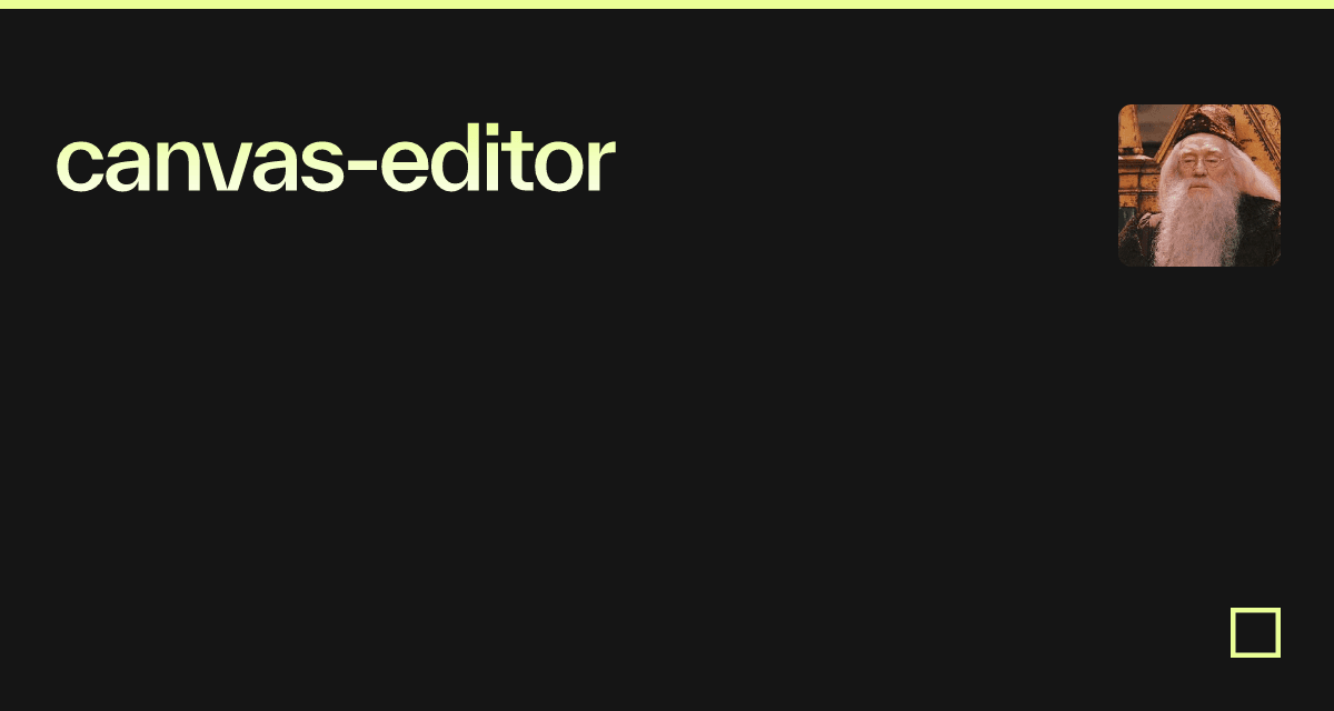 canvas-editor - Codesandbox