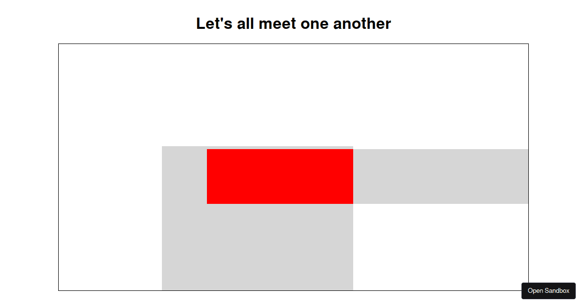 multiple rectangle intersection - Codesandbox