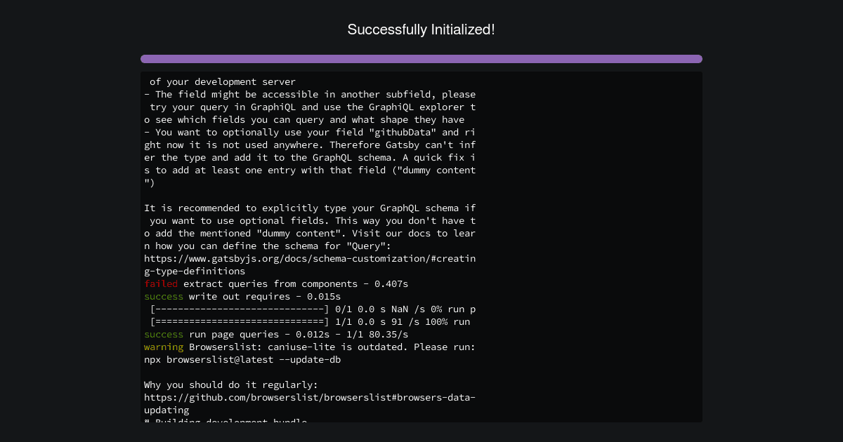 Gatsby Starter Github Api Codesandbox