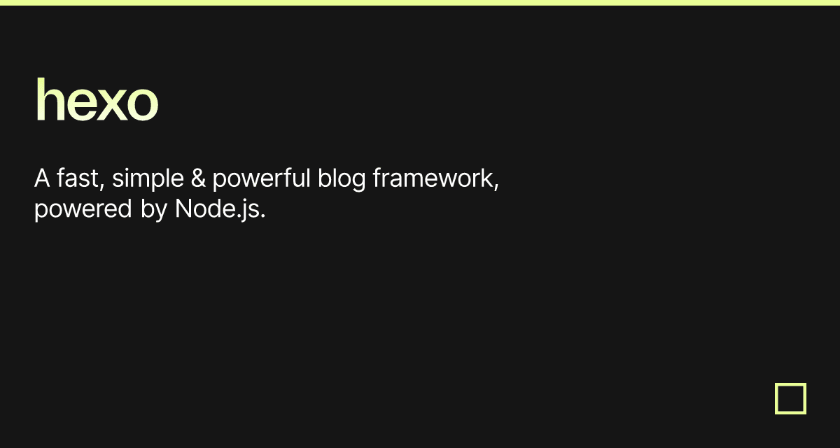hexo - Codesandbox