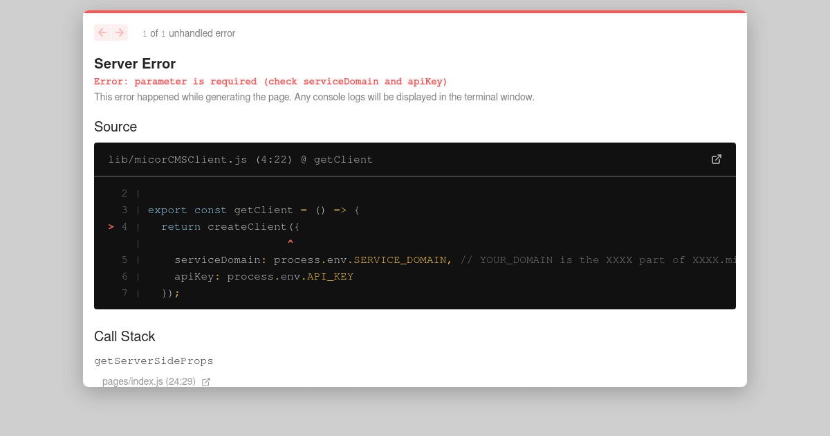 nextjs - Codesandbox